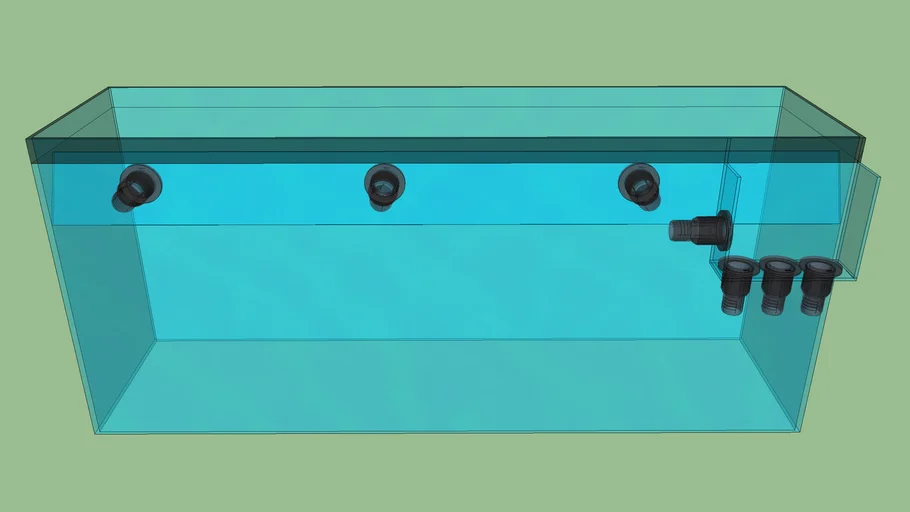 55 gallon with drain | 3D Warehouse
