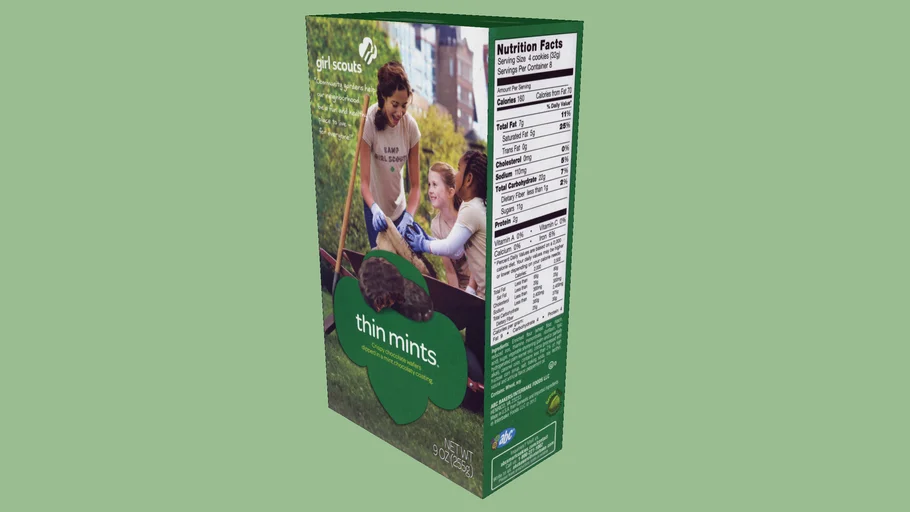 Thin Mints box | 3D Warehouse