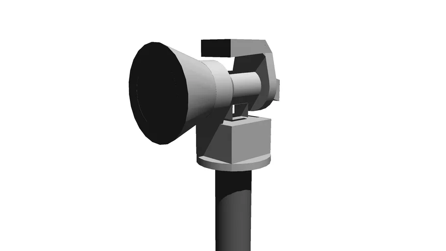 Canadian Line Manufacturing (CLM) Rotational Air-Raid Siren | 3D Warehouse