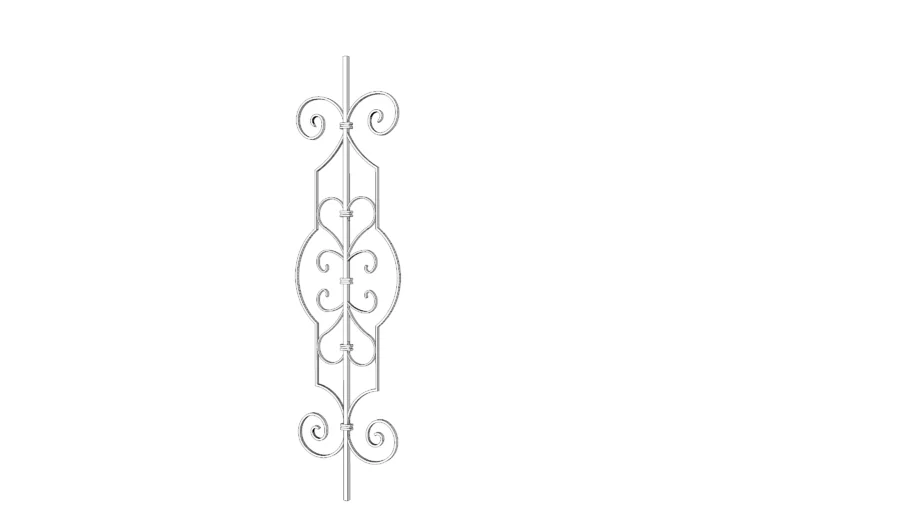 Wrought Iron Railing | 3D Warehouse