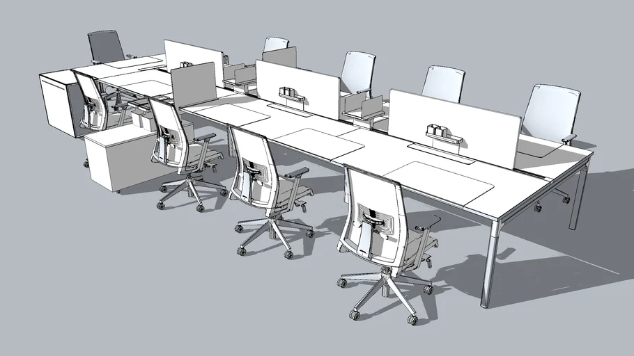 WS_Bench_Infinity_004 | 3D Warehouse