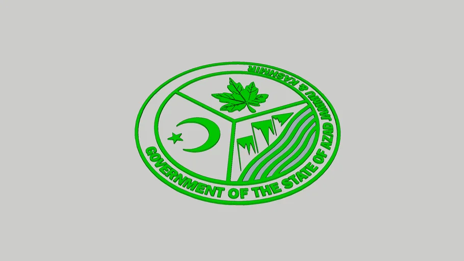 AJK STATE LOGO | 3D Warehouse