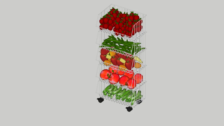 Vegetables Basket | 3D Warehouse