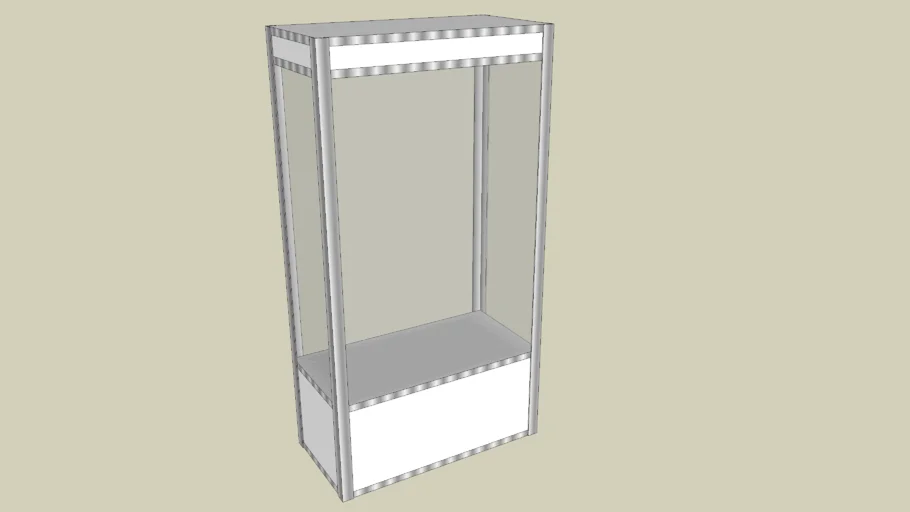 Counter showcase | 3D Warehouse