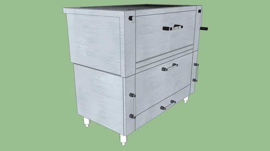 Asador Ataúd 41 / Grill Smoker | 3D Warehouse