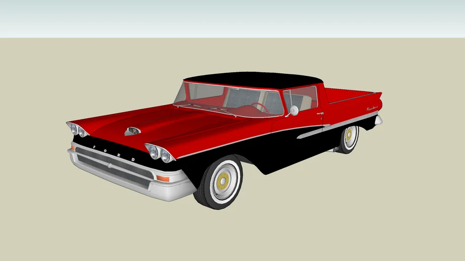 1958 Ford Ranchero | 3D Warehouse