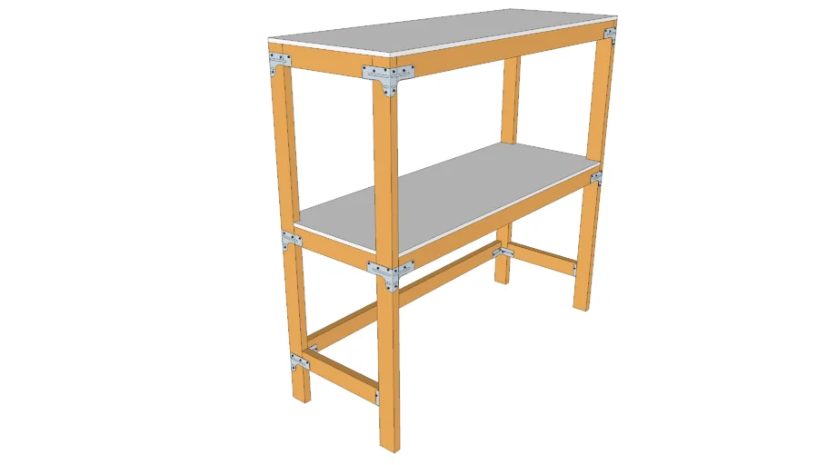Over-Car Garage Shelving | 3D Warehouse