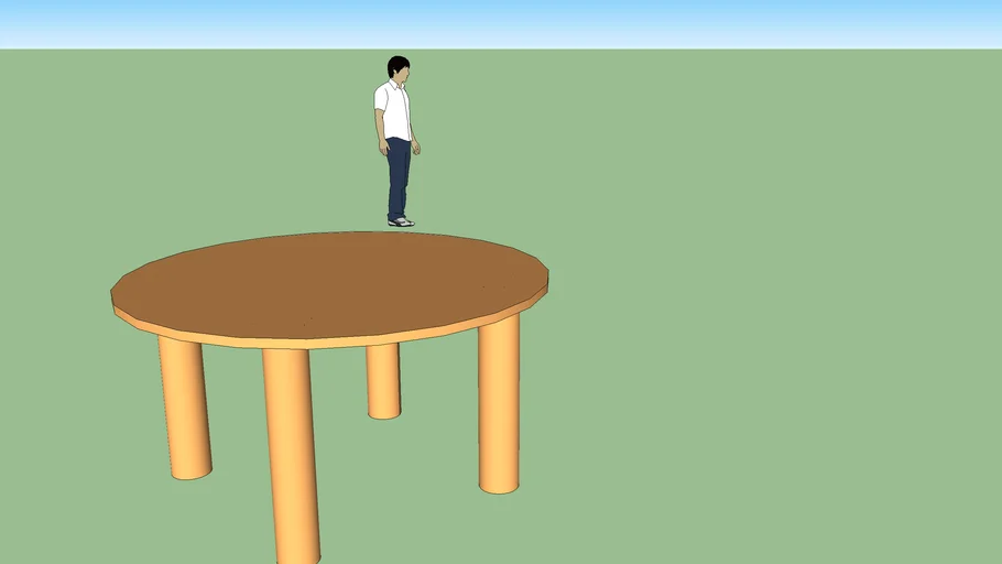 circle table | 3D Warehouse