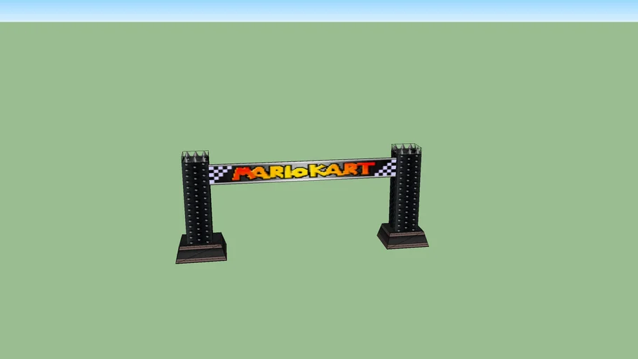 Mario Kart 'Start Gate' | 3D Warehouse