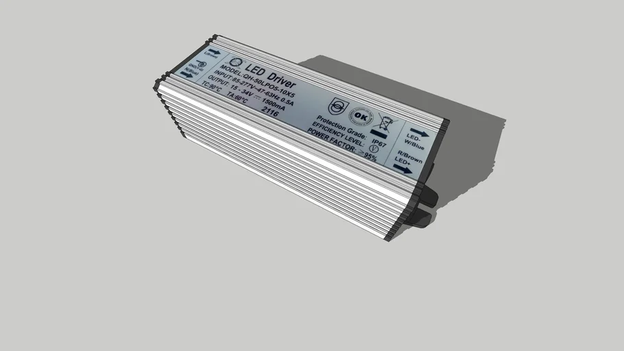 50w led driver | 3D Warehouse