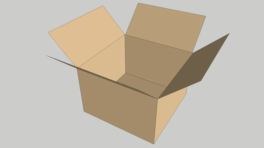 Cardboard box | 3D Warehouse