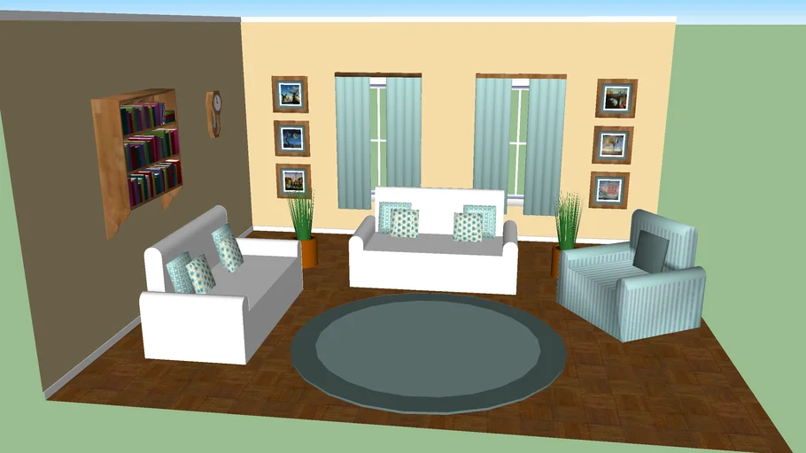 Complete Living Room Set | 3D Warehouse