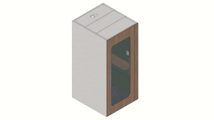 Cabine Tell Call - 1100.1100.2240mm | 3D Warehouse
