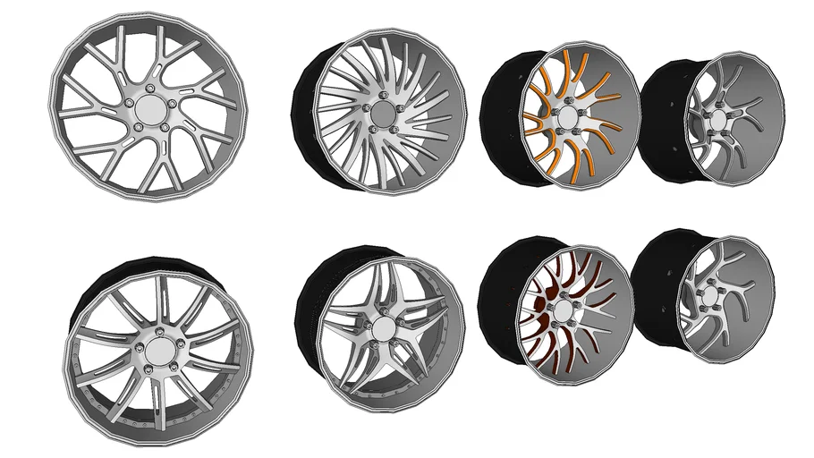 Custom Wheel Collection | 3D Warehouse