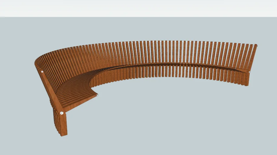 Round Bench | 3D Warehouse