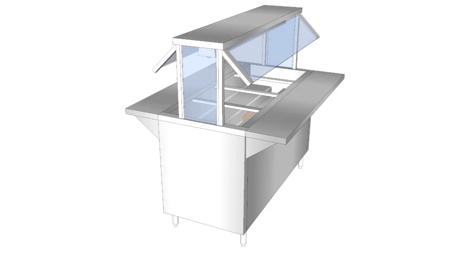 Hot Food Buffet Talbe | 3D Warehouse