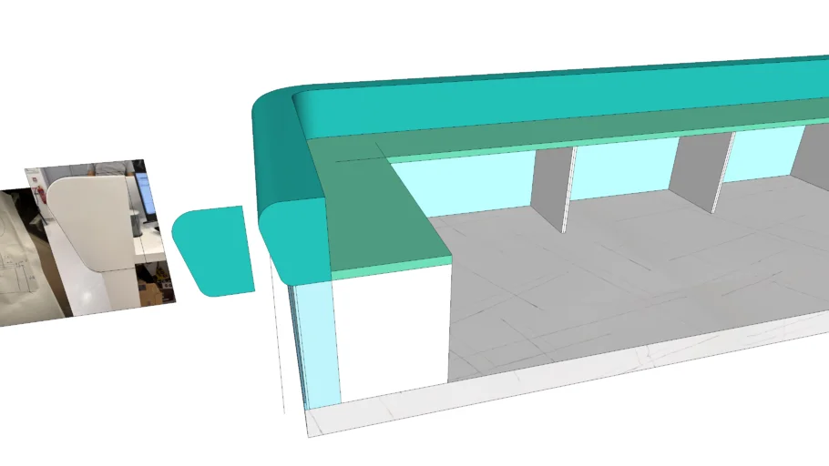 Hospital Counter | 3D Warehouse