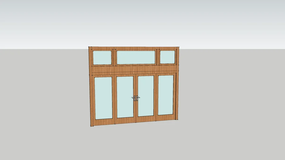 First Assembly Transom Doors | 3D Warehouse