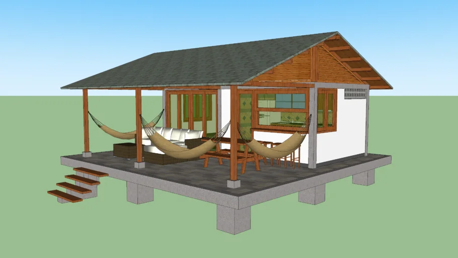 cabaña de playa | 3D Warehouse