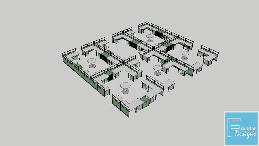 QUMUN WORKSTATIONS - 06 | 3D Warehouse