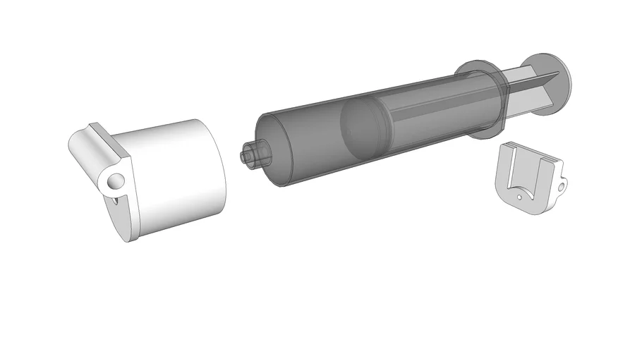 DIY #12 - Syringe End Caps for Hydraulic Arm | 3D Warehouse