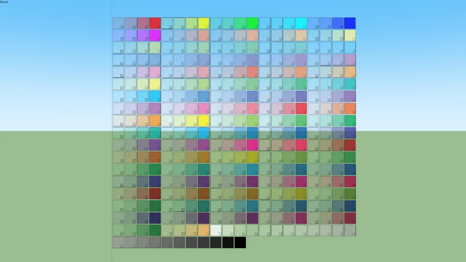 Sketchup Glass Material