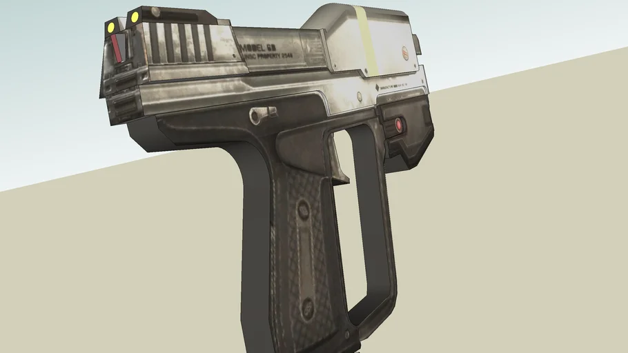 M6G Sub model B PDWS (Halo Reach Magnum Pistol)*First on the 3dw* | 3D ...