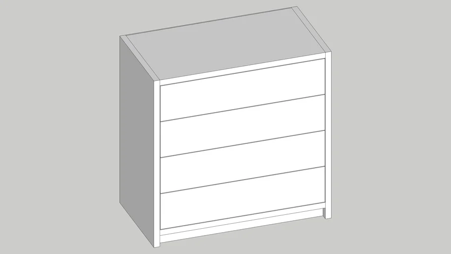 서랍장_dynamic drawer | 3D Warehouse