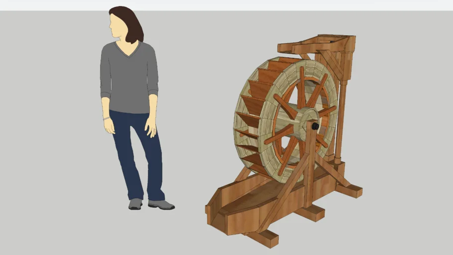 Electric Water Wheel | 3D Warehouse