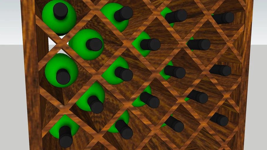 Wine Rack | 3D Warehouse