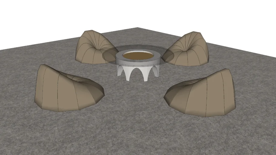 Modern Puff | 3D Warehouse