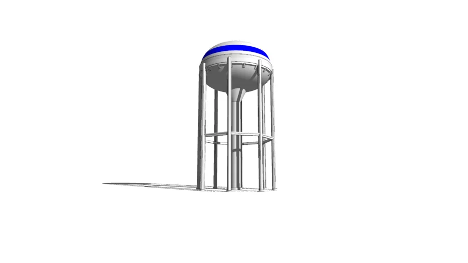 Elevated Water Tank | 3D Warehouse