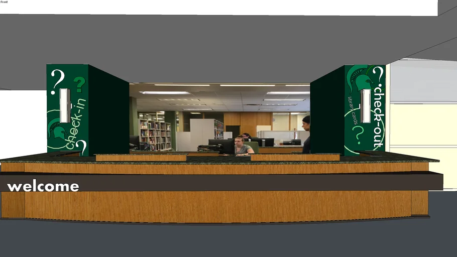 lIBRARY RECEPTION | 3D Warehouse