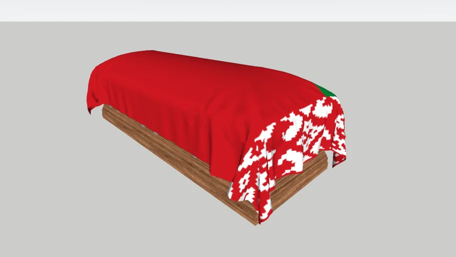 Belarus flag draped coffin | 3D Warehouse
