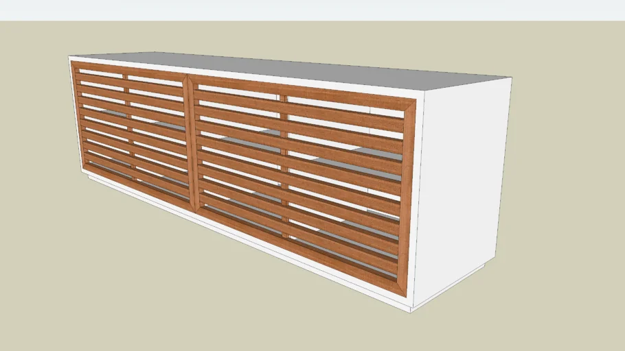 Rack Wood Jequitibá | 3D Warehouse