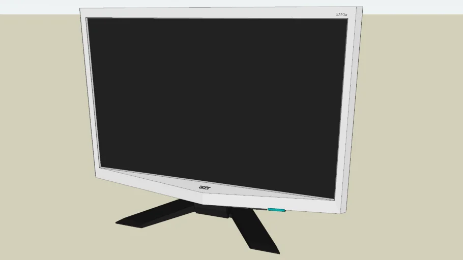 Widescreen 22' PC monitor | 3D Warehouse