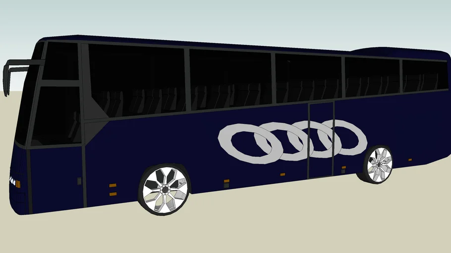 modified volvo bus | 3D Warehouse
