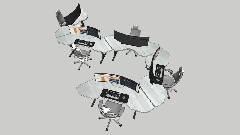 Modular Standing desk System | 3D Warehouse