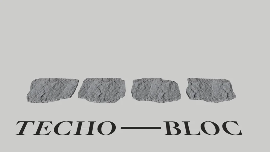 Techo-Bloc - Maya Stepping Stone - Riviera | 3D Warehouse