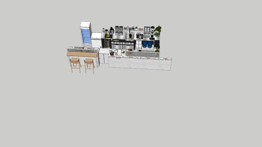 meja bar | 3D Warehouse