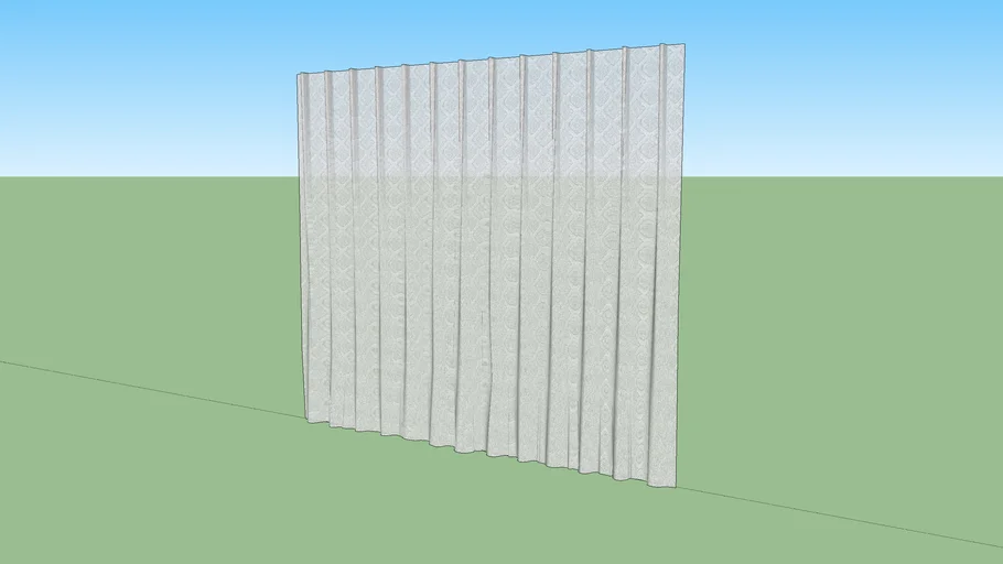 Rideau voilage 2 | 3D Warehouse