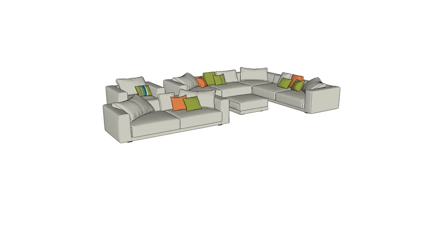 Sofá 04 | 3D Warehouse
