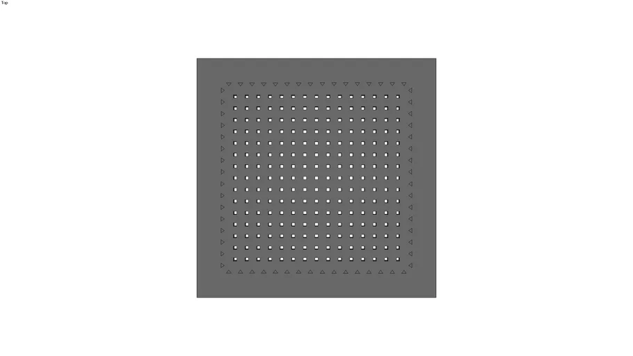 Standard ADA (Heelproof) Drain Cover | 3D Warehouse