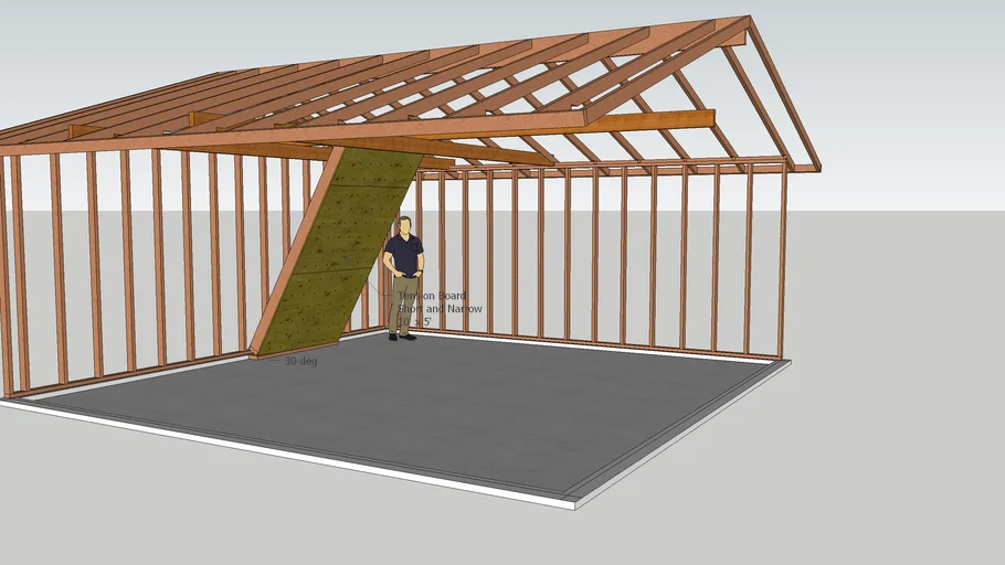 Tension board Short and narrow in Garage | 3D Warehouse