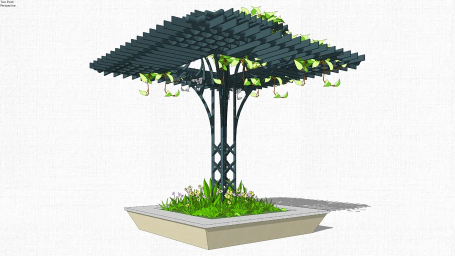 Flower gate 10 | 3D Warehouse