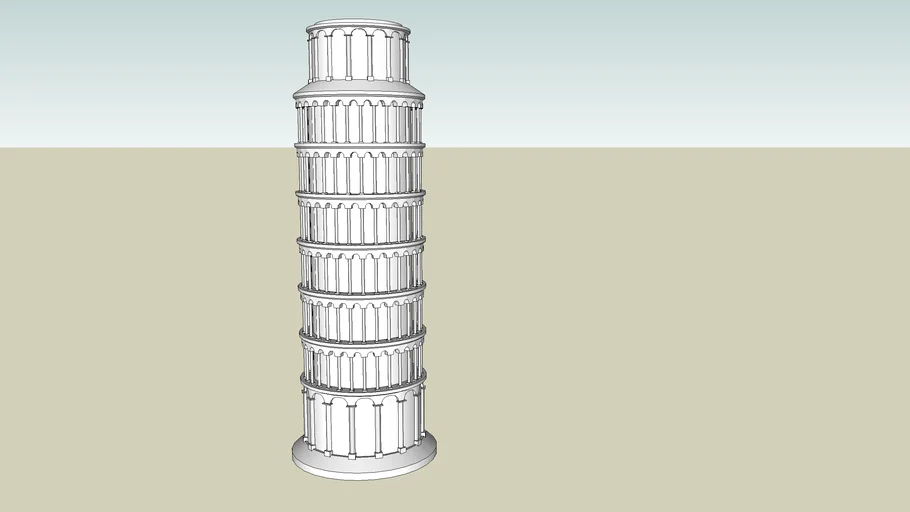 The Pisa Tower | 3D Warehouse