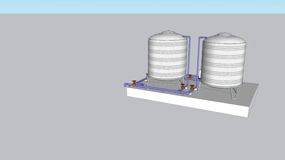 Water tank storage | 3D Warehouse