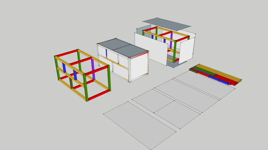 cricket box frame | 3D Warehouse