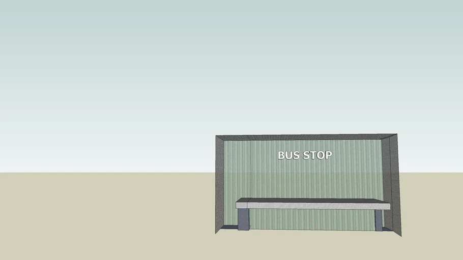 bus stop | 3D Warehouse
