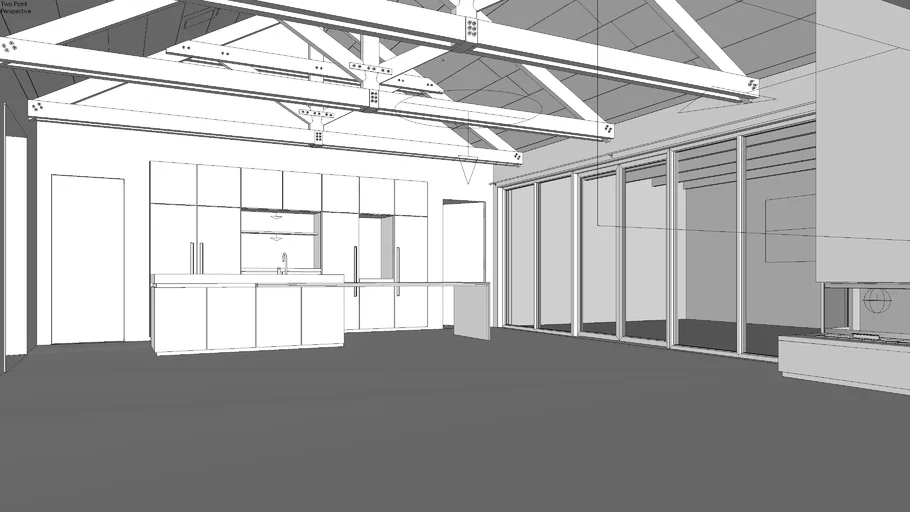 Living_Room and Kitchen | 3D Warehouse